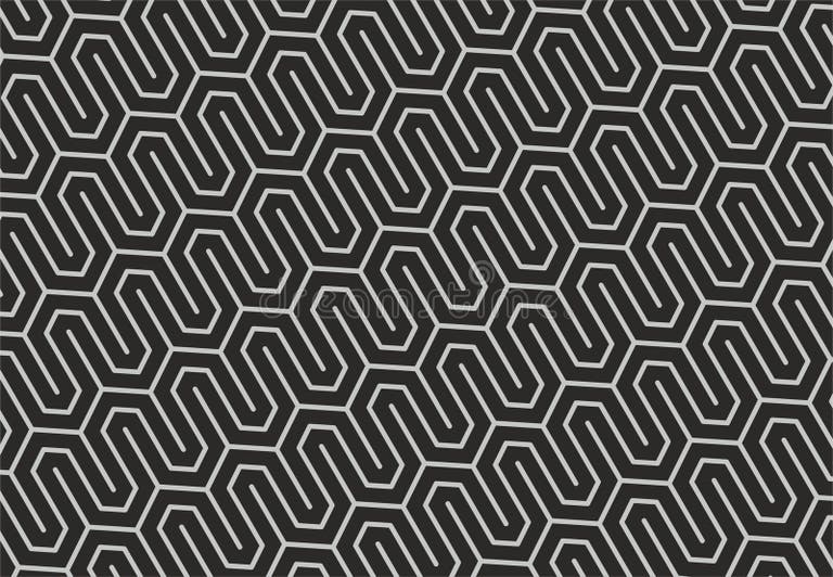 Seamless Geometric Abstract Hexagonal Pattern Cdr X6 Stock Vector ...