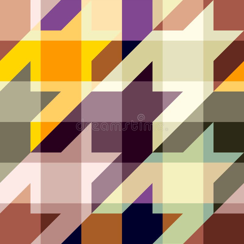 Geometric Abstract Pattern. Intersection Style Stock Illustration ...