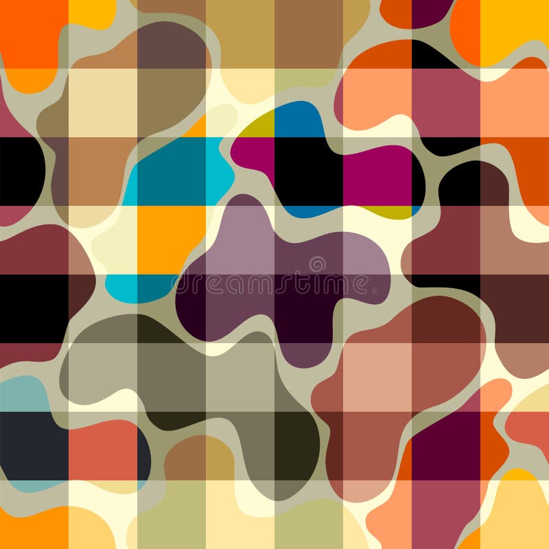 Geometric Abstract Pattern. Intersection Style Stock Illustration ...