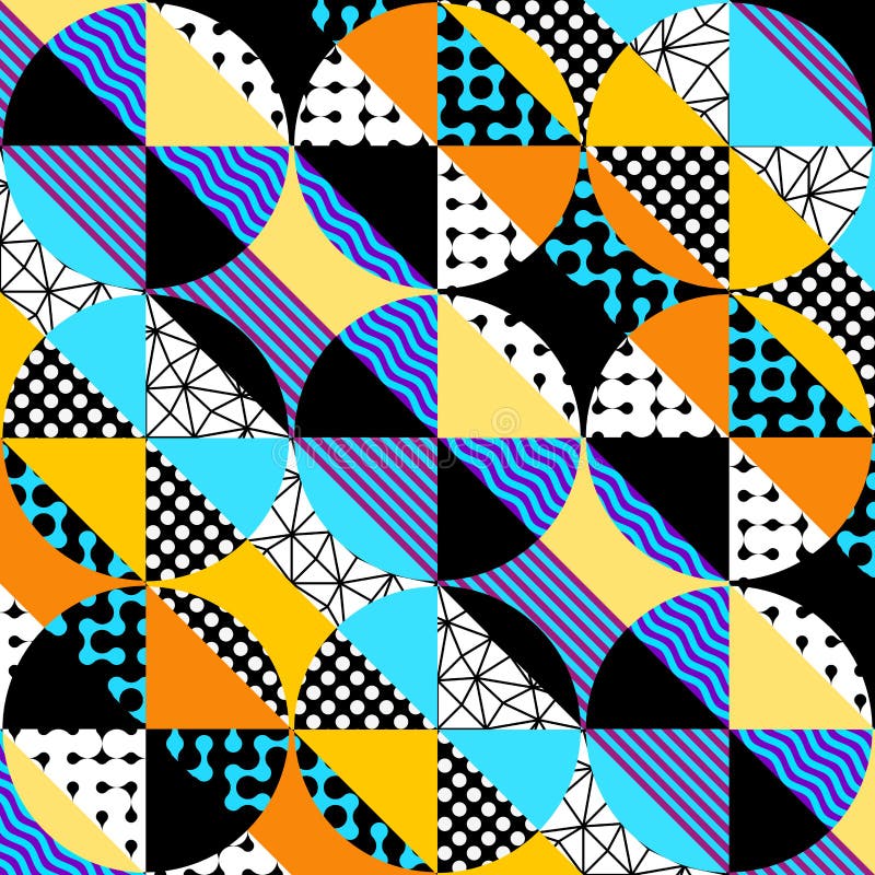 Geometric Abstract Pattern. Intersection Style Stock Vector ...