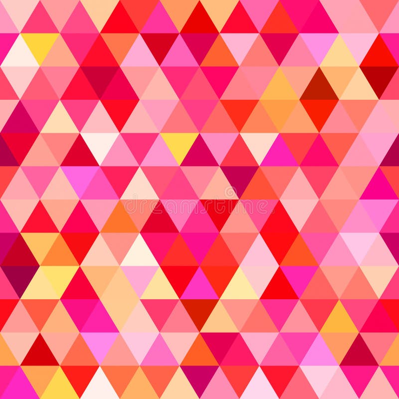 Seamless Geometric Abstract Triangle Texture Background. Variegated ...