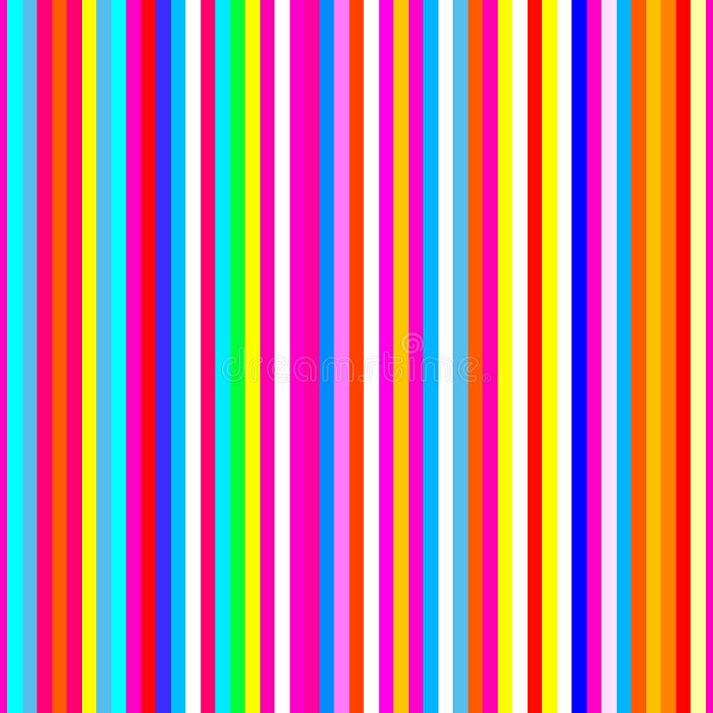 Seamless Geometric Background. Multi-colored Lines, Vertical Stripes ...