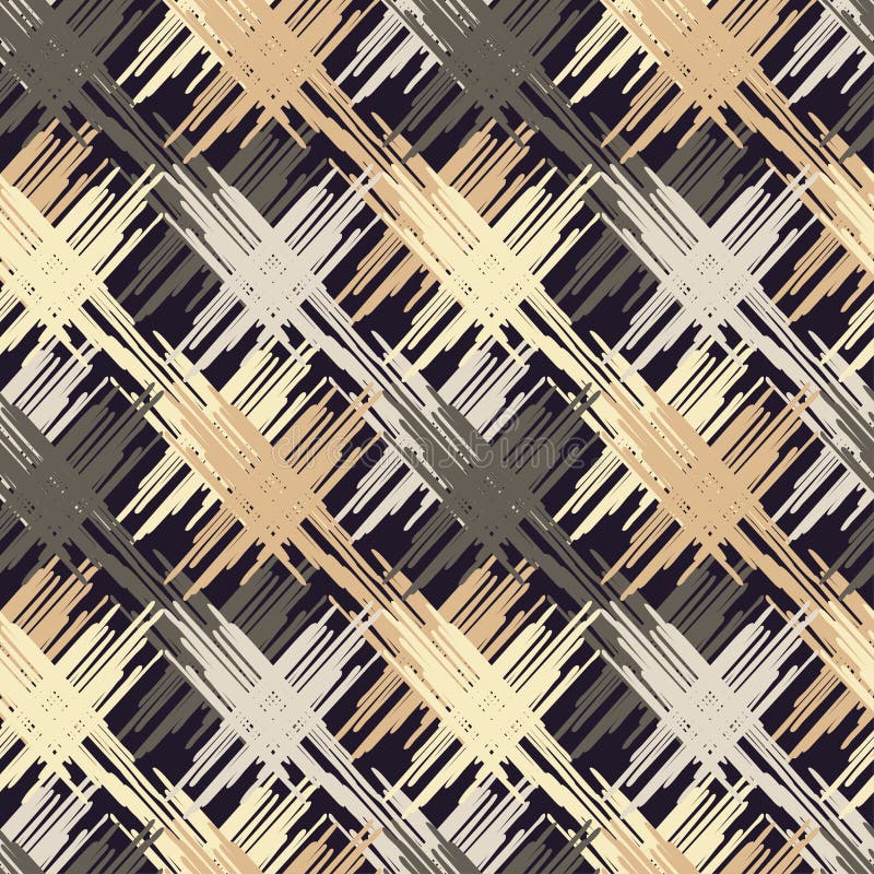 Seamless Geometric Background. Scribble Texture Stock Illustration ...