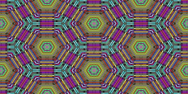 Seamless Geometric Block Compound Background Texture Stock Illustration ...