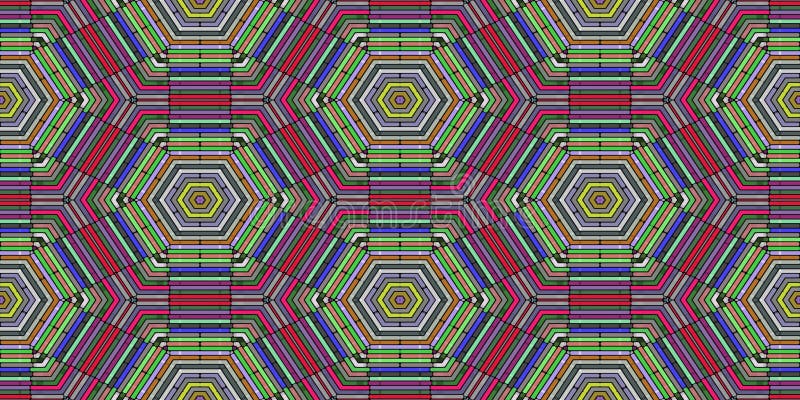 Seamless Geometric Block Compound Background Texture Stock Illustration ...