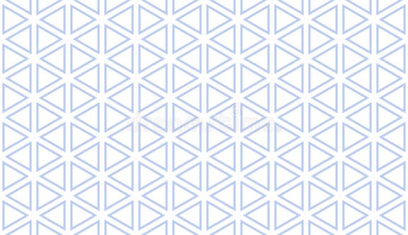 Seamless Geometric Blue Hexagons and Triangles Pattern. Grid Structure Stock Vector ...