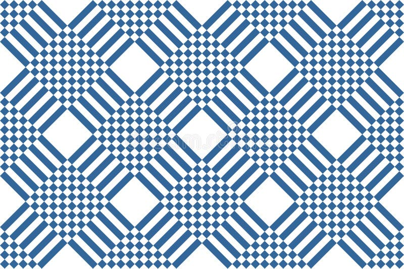 Seamless Geometric Checked Pattern. Abstract Blue Background Stock ...