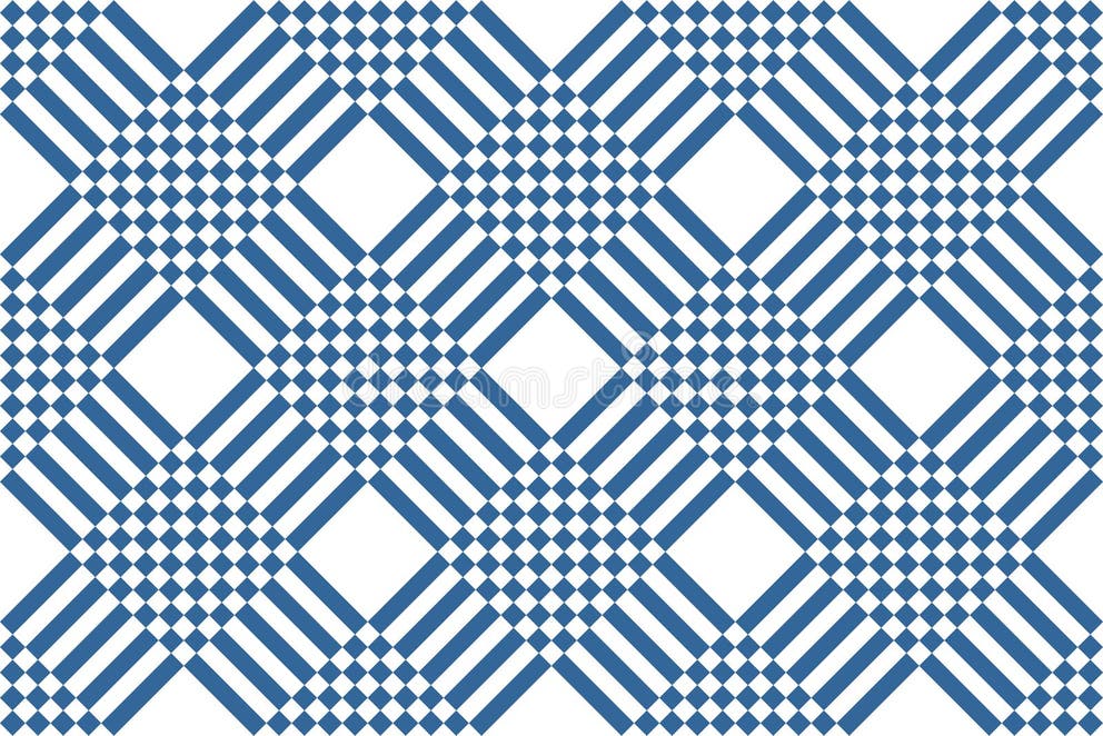 Seamless Geometric Checked Pattern. Abstract Blue Background Stock ...