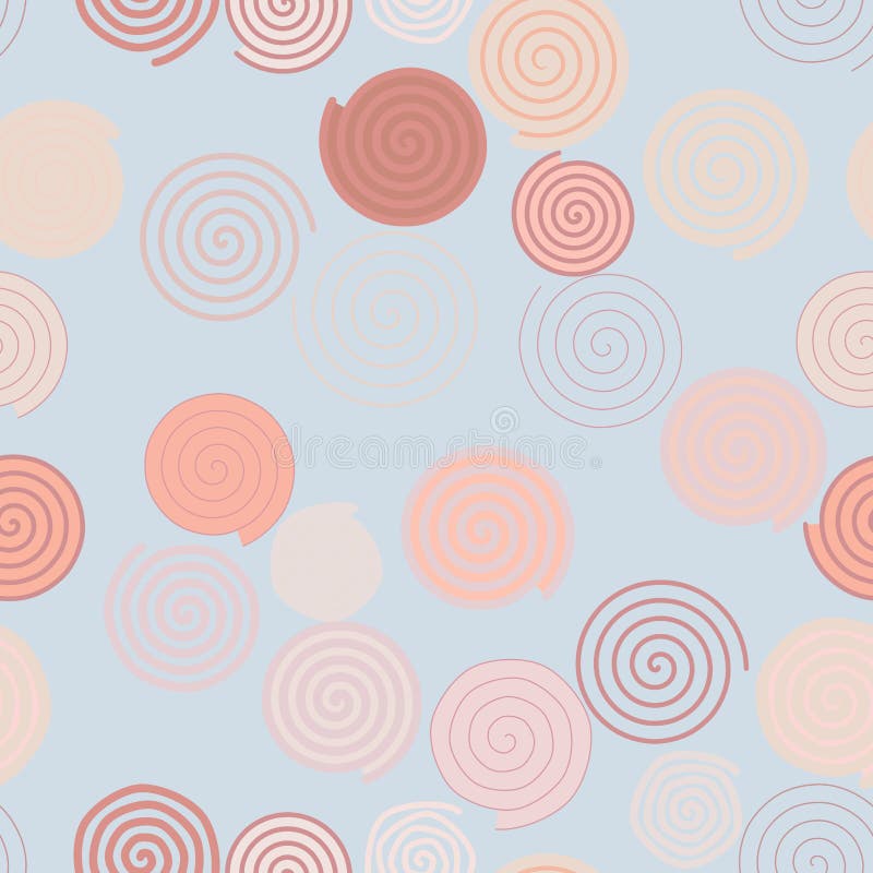 Seamless Geometric Conceptual Background Twirl Circle Lines Pattern for ...