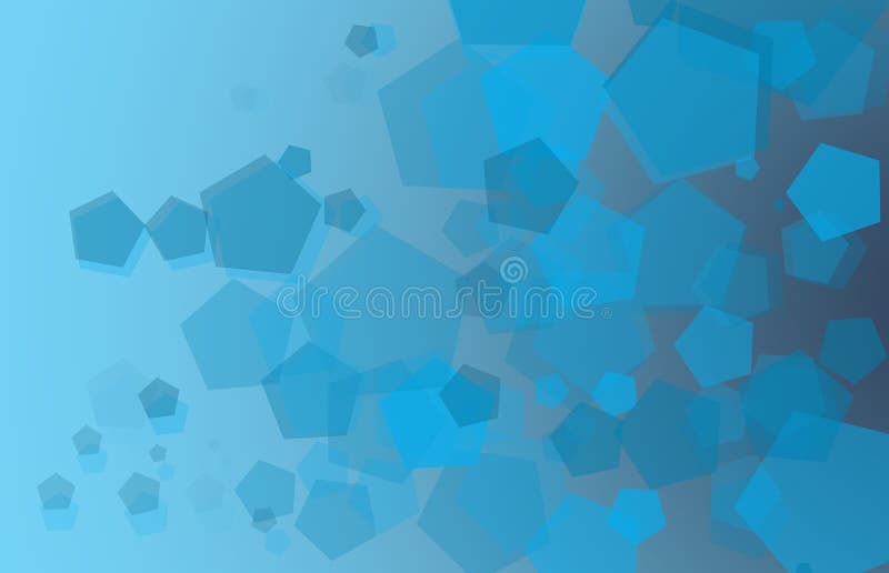 Seamless Geometric Conceptual Pentagon Background Stock Illustration ...