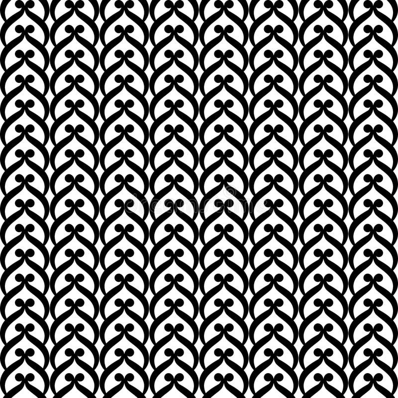 Seamless Geometric Curl Pattern. Vector Abstract Background Stock ...