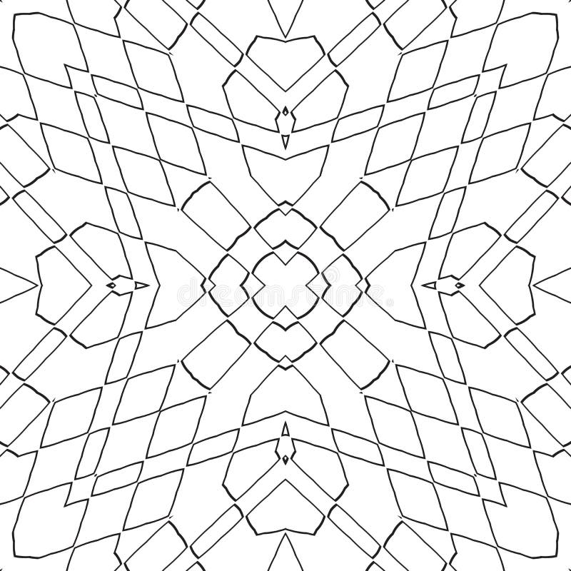 Seamless Geometric Damask Grochet Embroidery Thin Line Thread Outline ...