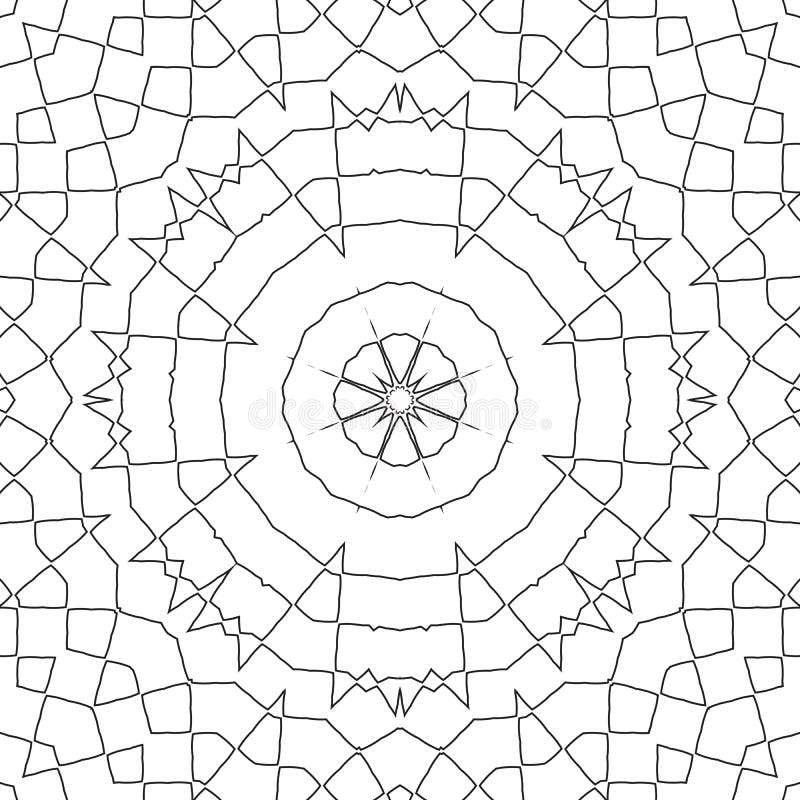 Seamless Geometric Damask Web Embroidery Thin Line Thread Outline Lace ...