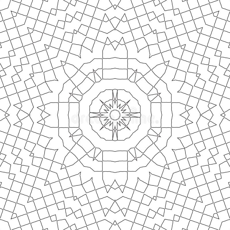 Seamless Geometric Damask Web Embroidery Thin Line Thread Outline Lace ...