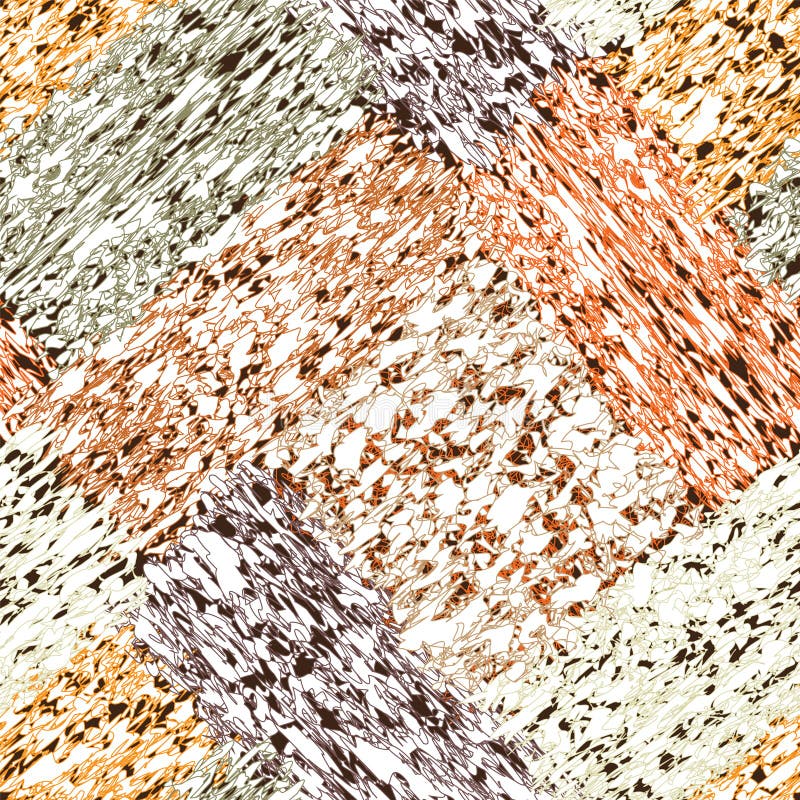 Seamless Geometric Diagonal Pattern with Grunge Stained Rectangular ...