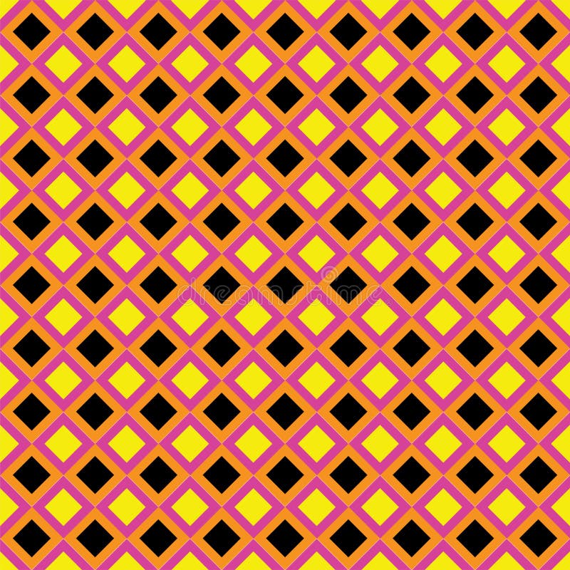 Seamless Geometric Diamond Pattern Design Stock Illustration ...