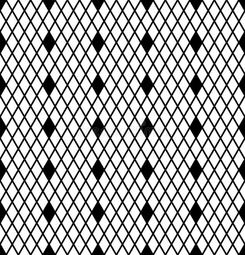 Seamless Geometric Diamonds Grid Pattern and Texture Stock Vector ...