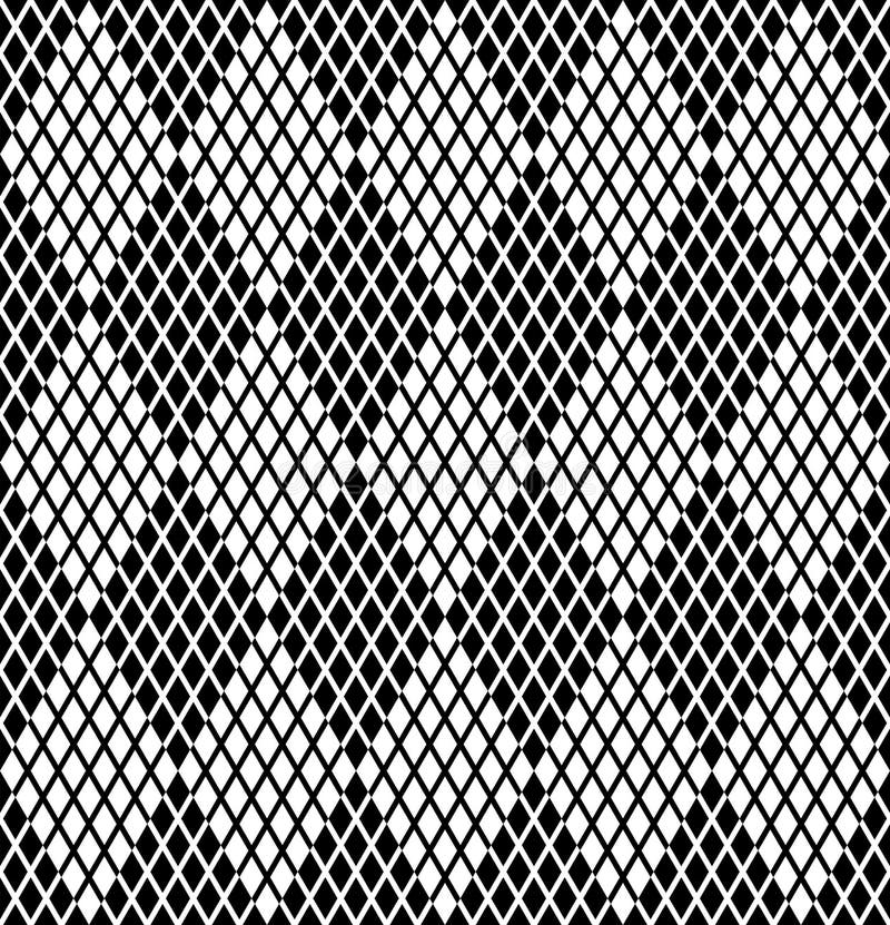 Seamless Geometric Diamonds Grid Pattern Stock Vector - Illustration of ...