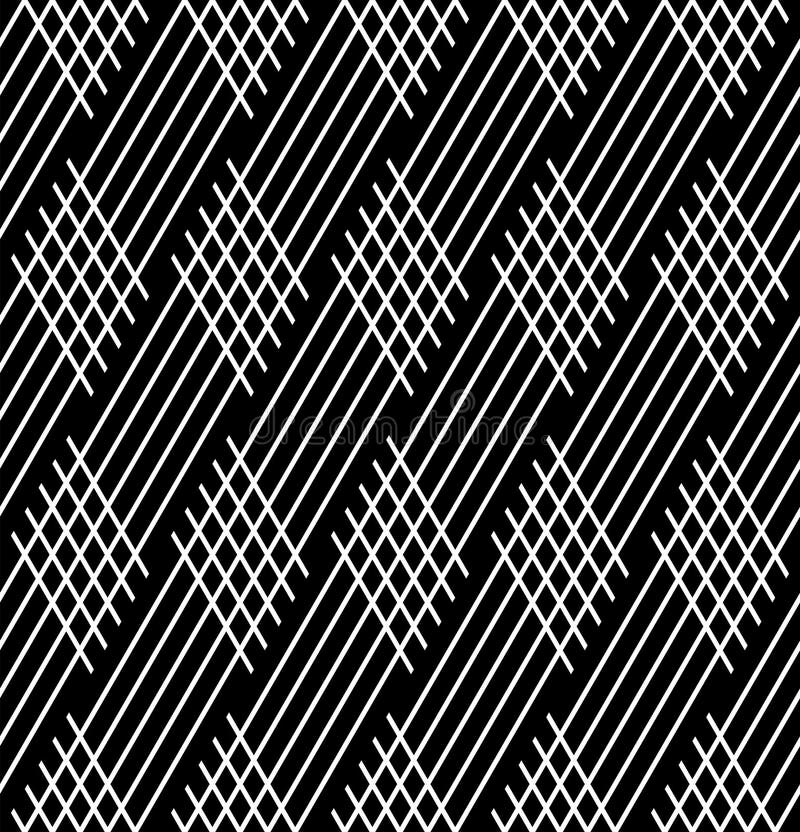 Seamless Geometric Diamonds Lines and Grids Pattern Stock Vector ...