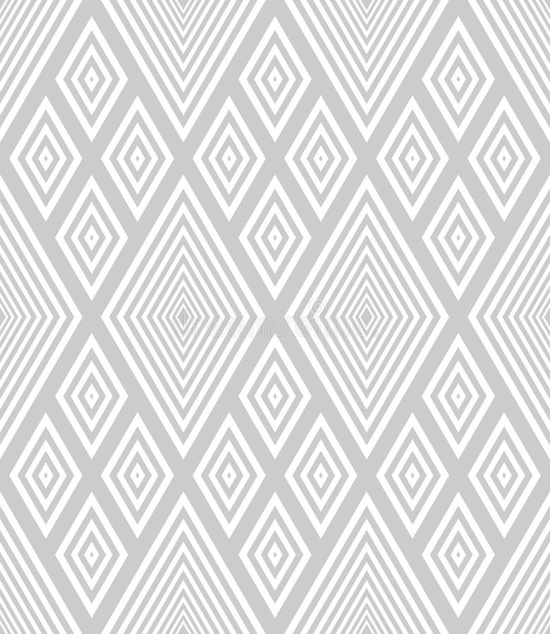 Seamless Geometric Diamonds Pattern Stock Vector - Illustration of ...