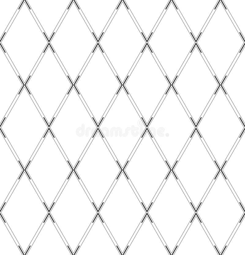 Seamless Criss-cross Geometric Pattern. Stock Vector - Illustration of ...