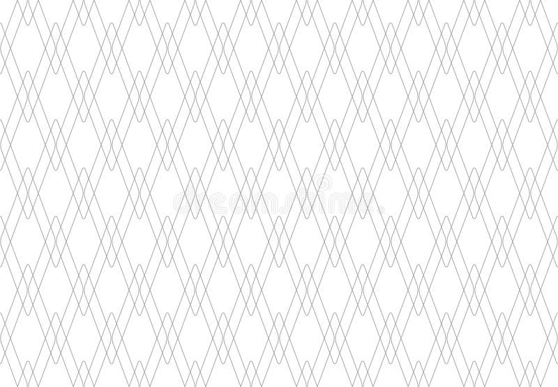 Geometric Diamonds Motif Pattern Stock Illustration - Illustration of ...