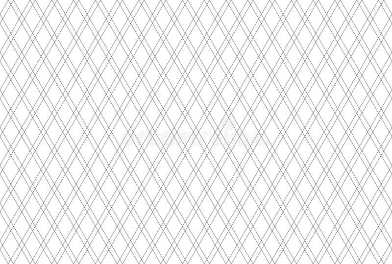 Seamless Geometric Diamonds Pattern. White Textured Background Stock ...
