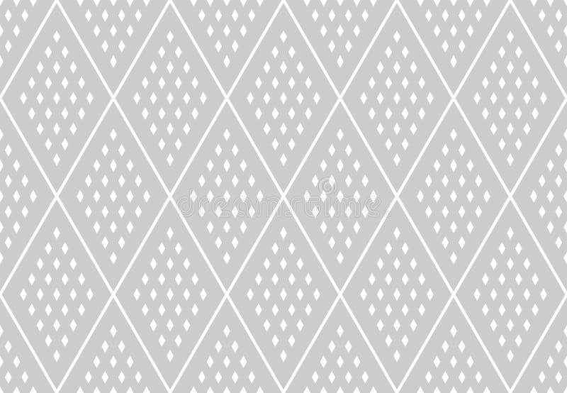 Geometric Diamonds Motif Pattern Stock Illustration - Illustration of ...