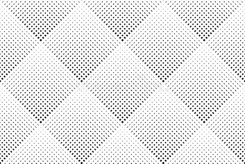 Seamless Geometric Dots and Dashes Halftone Pattern. White Textured ...