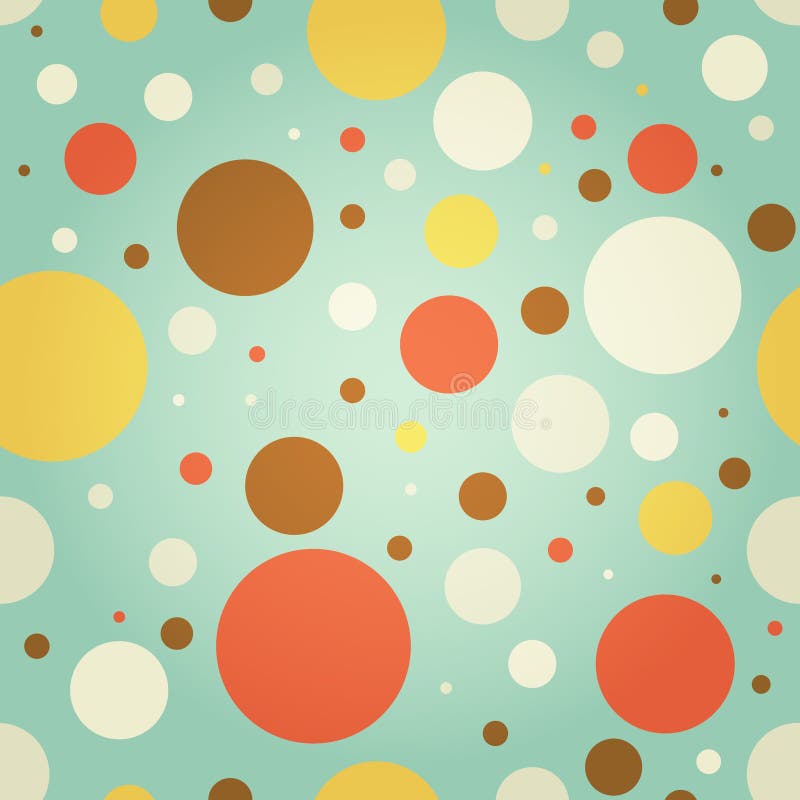 Seamless Geometric Dots Pattern Design Stock Illustration ...