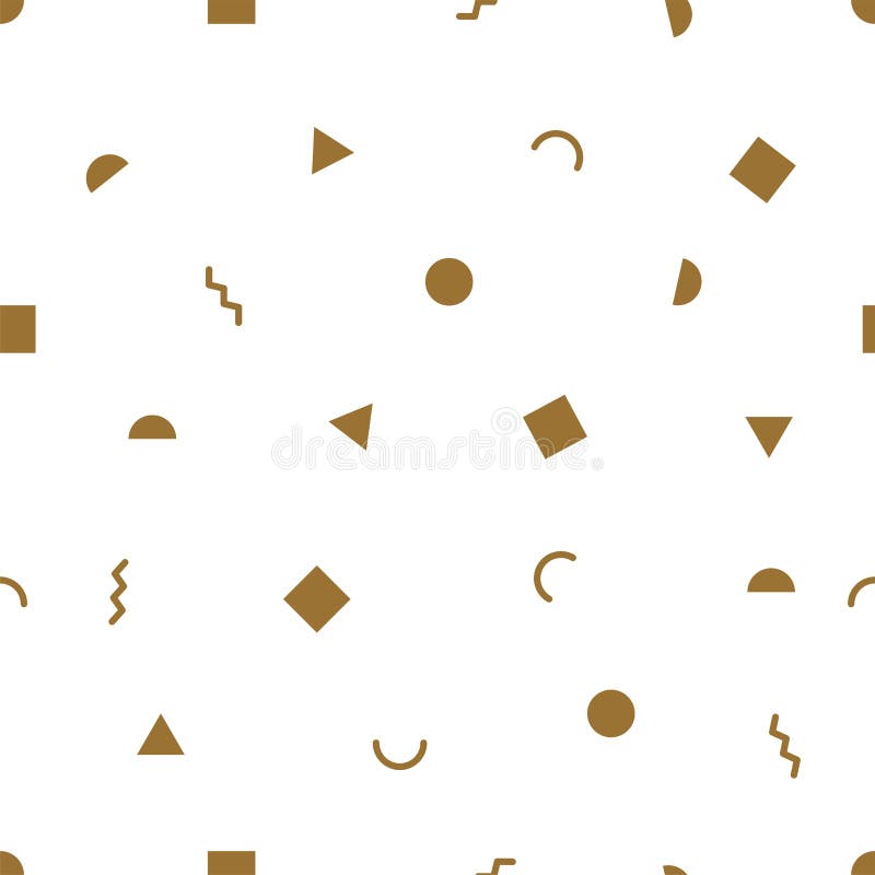 Seamless Geometric Flat Abstract Pattern Stock Vector - Illustration of ...