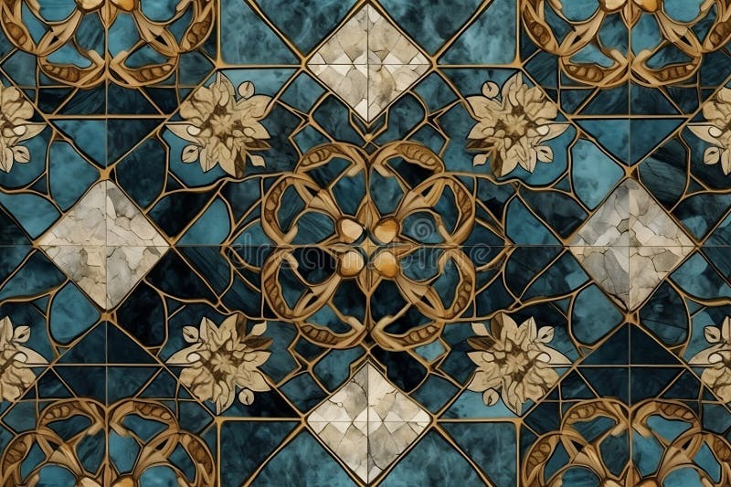 Tile Texture Background with a Unique Abstract Pattern and Plenty of ...