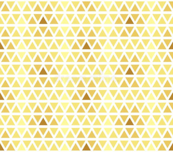 Seamless Geometric Gold Pattern Stock Illustration - Illustration of ...