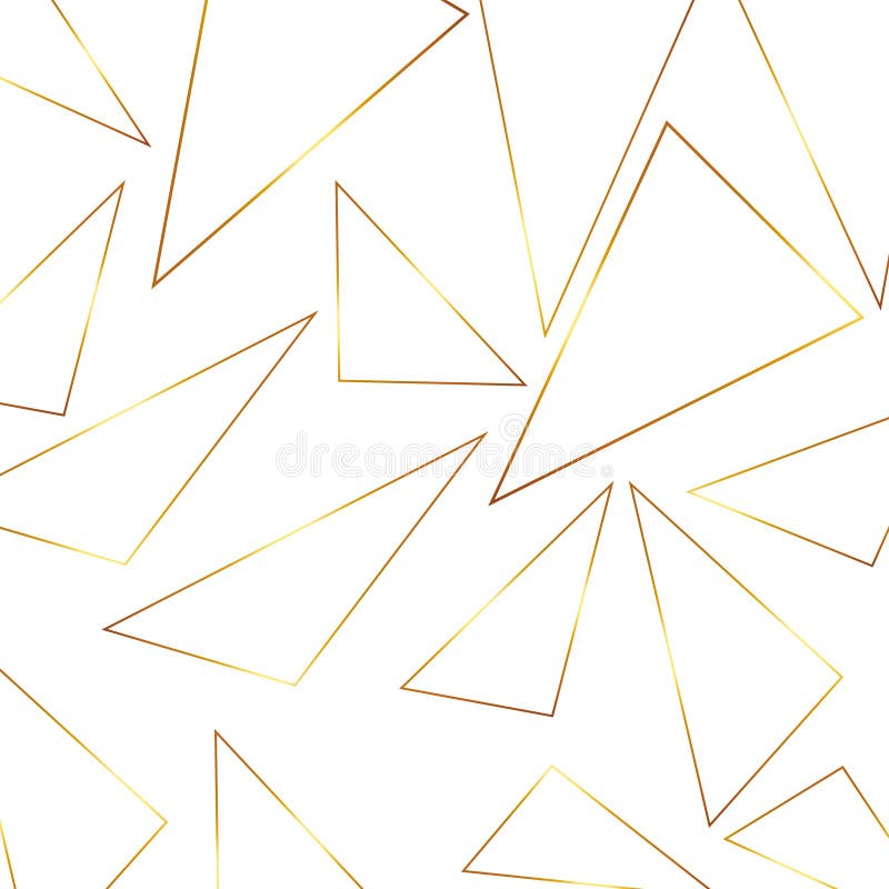 Seamless Geometric. Golden Background. Vector Seamless. Golden Texture ...