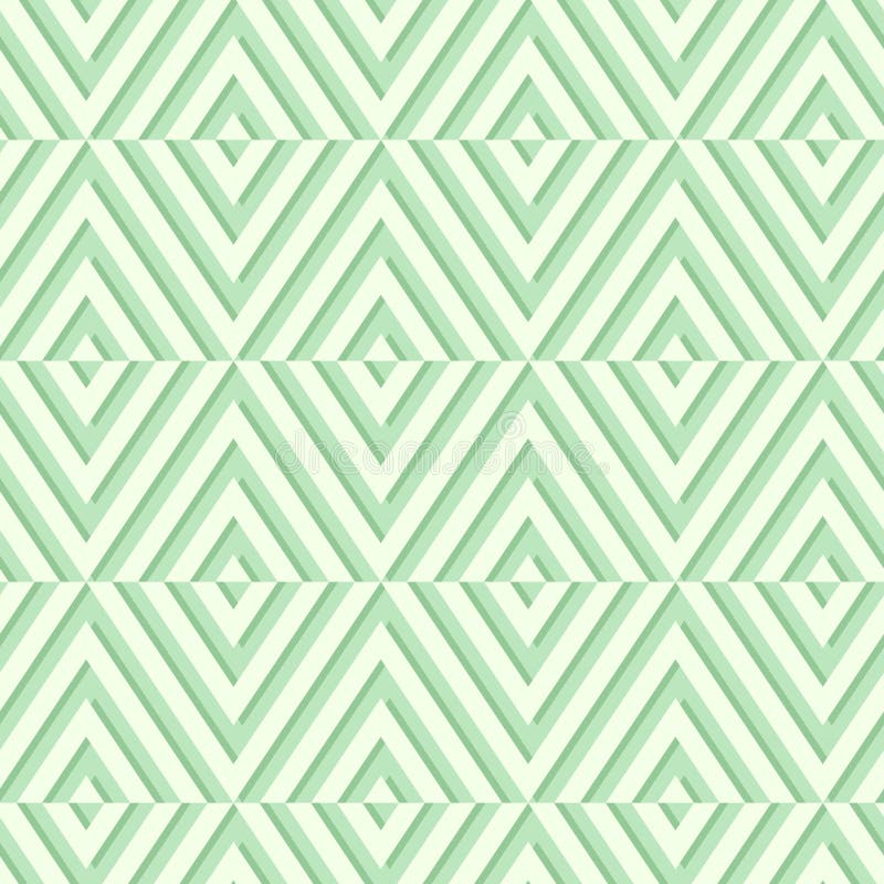 Seamless Geometric Green Pattern. Vector Illustration. Stock Vector ...