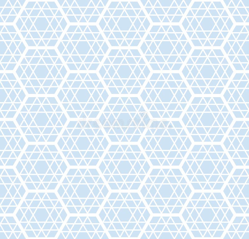 Seamless Blue Geometric Texture. Stock Vector - Illustration of ...