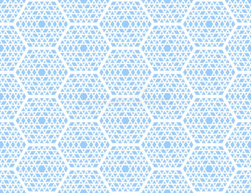 Seamless Blue Geometric Texture. Stock Vector - Illustration of ...