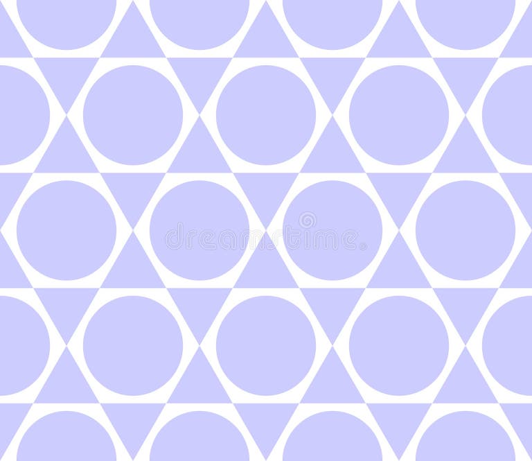 Seamless Geometric Hexagons Triangles and Circles Pattern Stock Vector - Illustration of dots ...