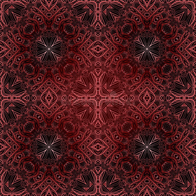 Seamless Geometric Islamic Pattern Stock Vector - Illustration of ...