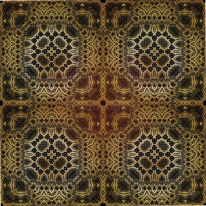 Seamless Geometric Islamic Pattern Stock Vector - Illustration of ...