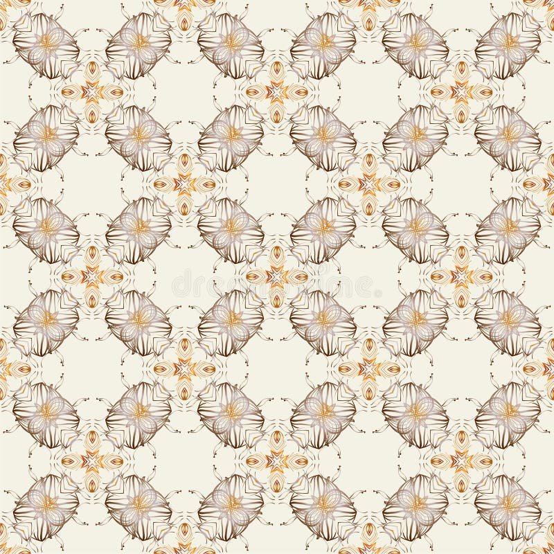 Seamless Geometric Islamic Pattern Stock Vector - Illustration of euro ...