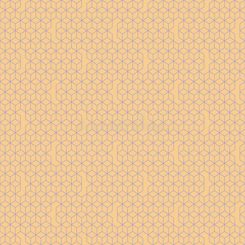 Seamless Geometric Linear Pattern Mesh in Yellow and Purple. Modern ...