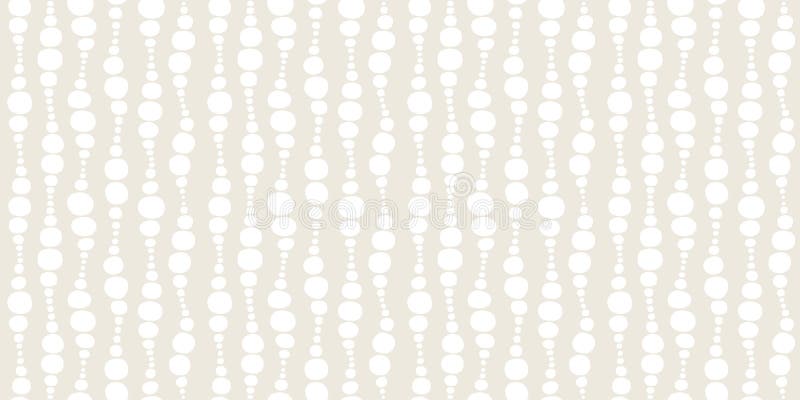 Seamless Geometric Neutral Beige Pattern with Bubbles Stock Vector ...