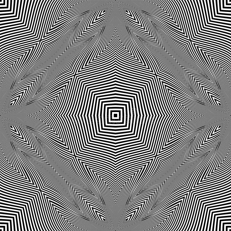 Seamless Convex Pattern. Wavy Lines Texture Stock Vector - Illustration ...