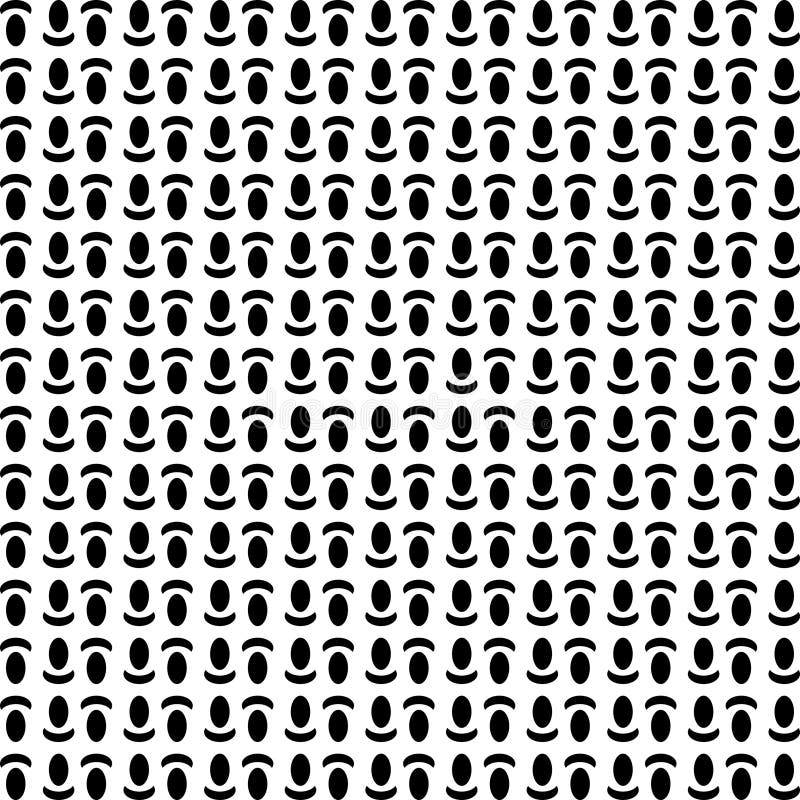 Seamless Geometric Oval Shape and Curvy Shape Pattern Repeated Design ...