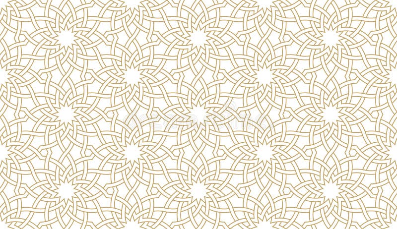 Seamless Geometric Pattern in Authentic Arabian Style. Stock Vector ...