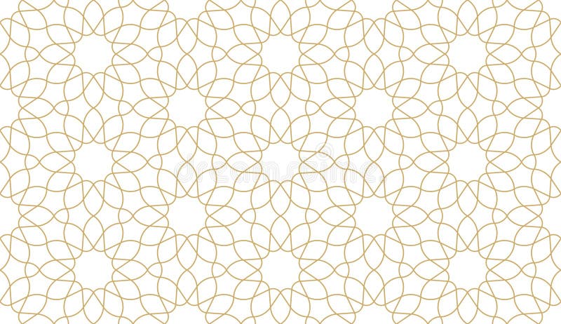Seamless Geometric Pattern in Authentic Arabian Style. Stock Vector ...