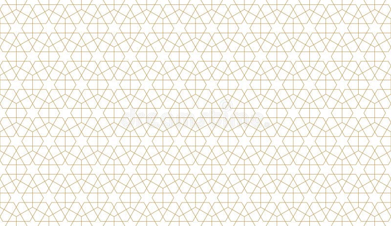 Seamless Geometric Pattern in Authentic Arabian Style. Stock Image ...