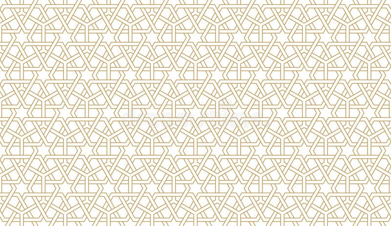 Seamless Geometric Pattern in Authentic Arabian Style. Stock Vector ...