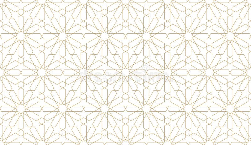 Seamless Geometric Pattern in Authentic Arabian Style. Stock Photo ...
